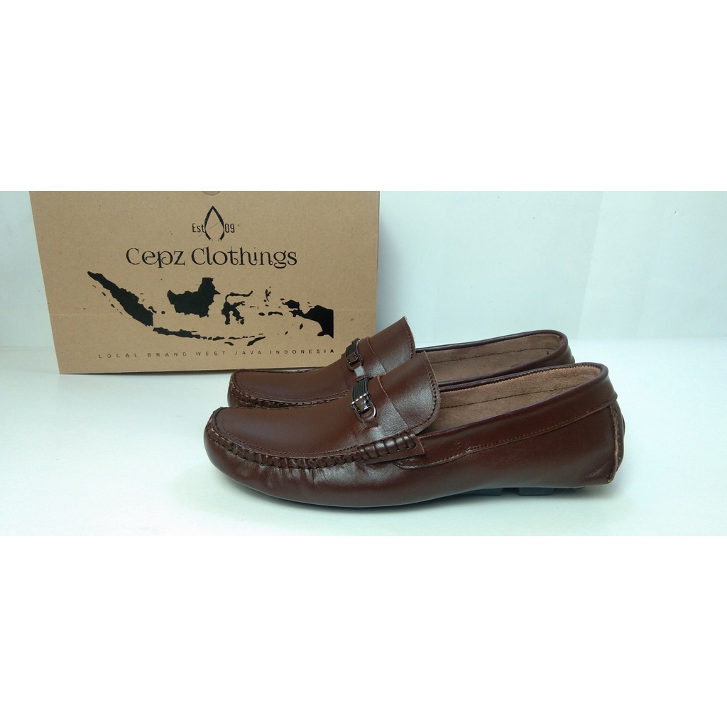 Jual COD - SEPATU 100%KULIT ASLI PANTOFEL / PANSUS /MOCCASIN / SOL ...