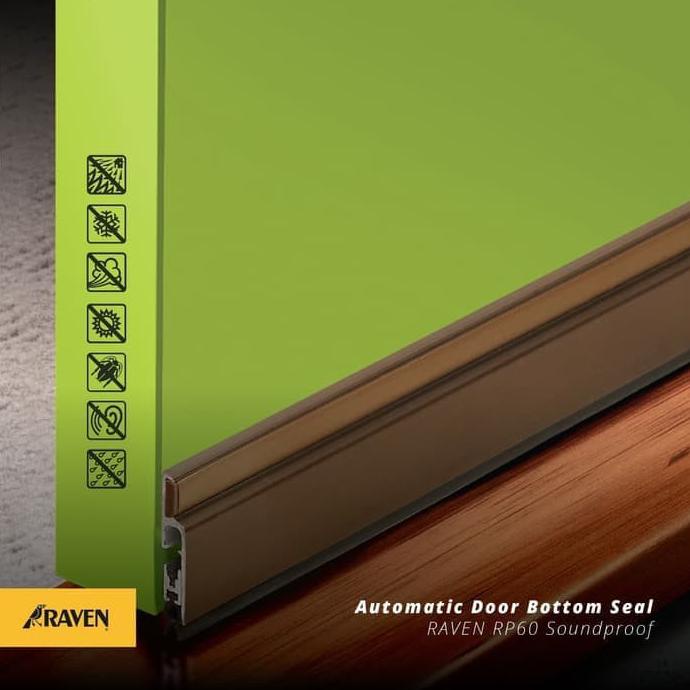 Jual Raven Automatic Door Bottom Seal Rp 60 Bronze(Brown)/Seal Otomatis ...