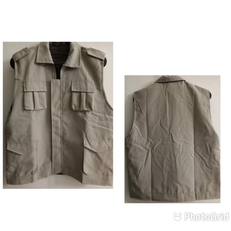 Jual Rompi cream krah#rompi lapangan | Shopee Indonesia