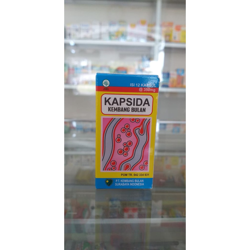 Jual KAPSIDA - KAPSUL KEMBANG BULAN - 1 BTL ISI 12 KAPSUL @350 MG ...