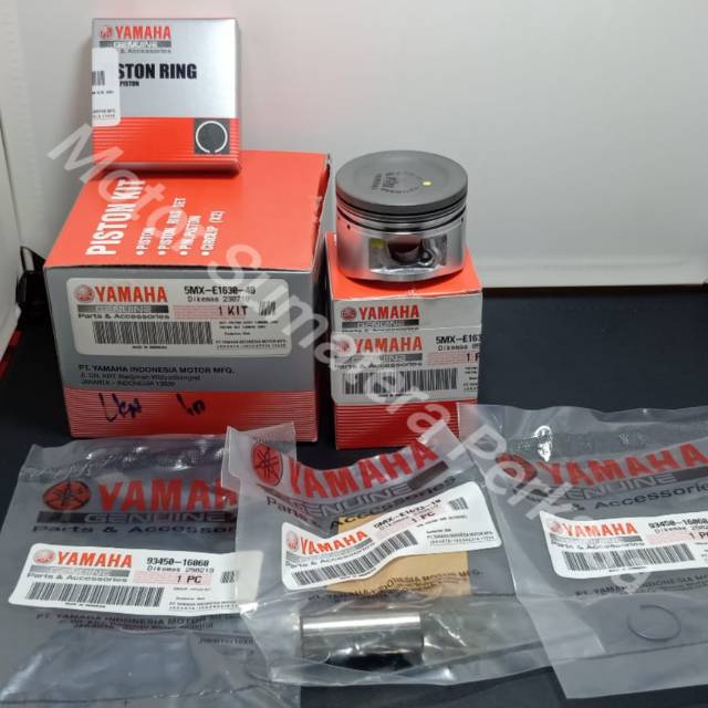 Jual Piston kit Mio ( Standard 50 / 100 ) - YAMAHA ORIGINAL 100% ...