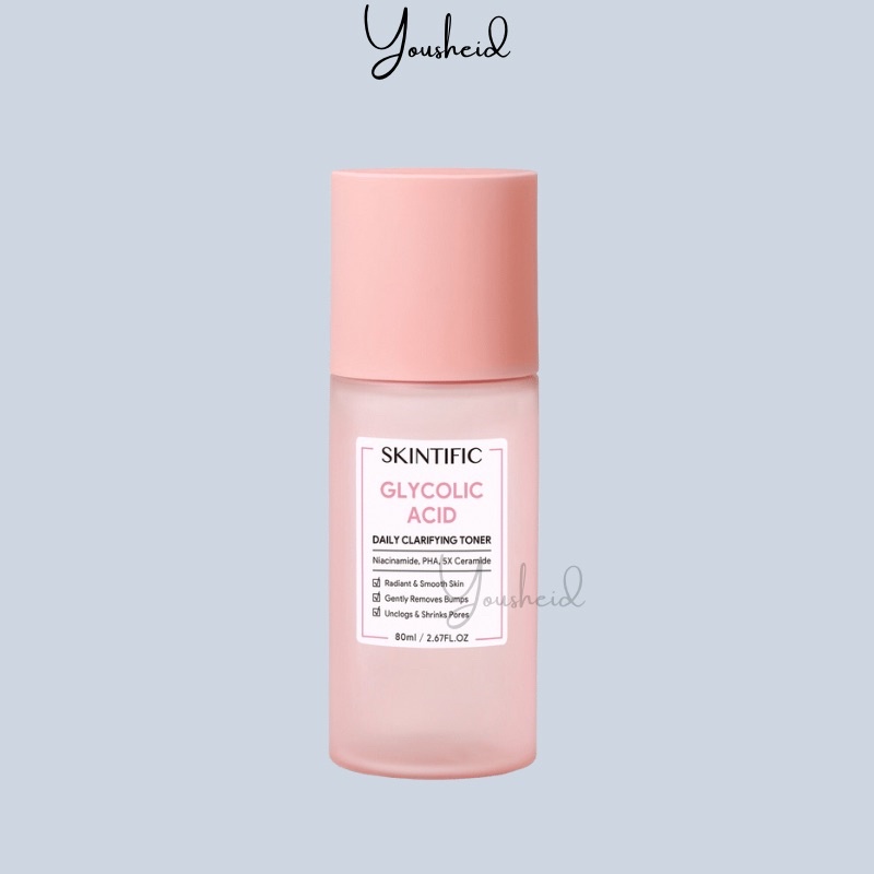 Jual Skintific Glycolic Acid Daily Clarifying Toner [Exfo Toner] 80mL ...
