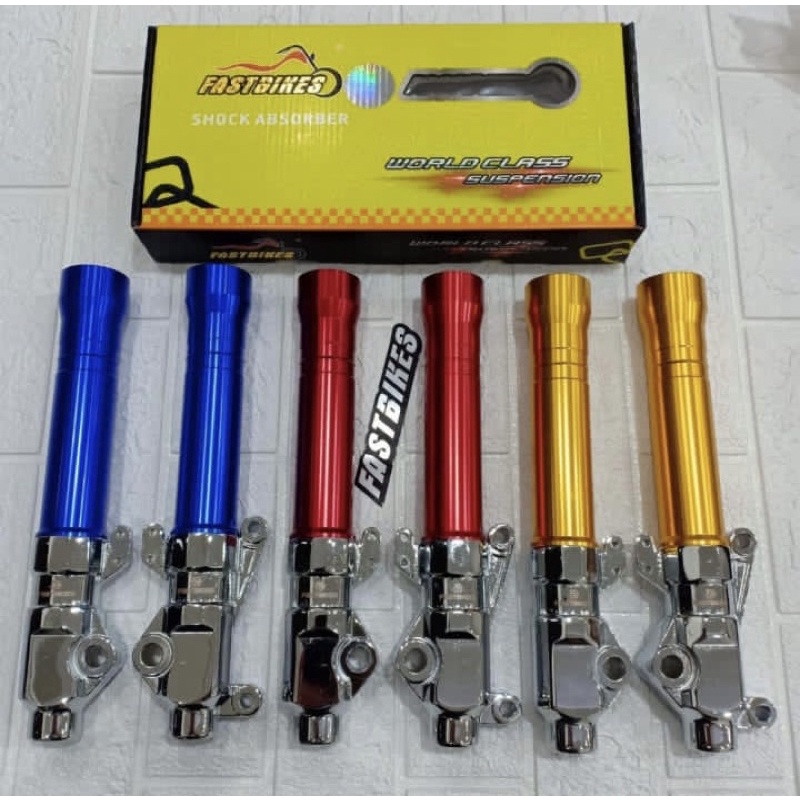 Jual SHOCK DEPAN TABUNG SHOCK DEPAN BLUE X MIO SMILE / MIO SPORTY / MIO ...