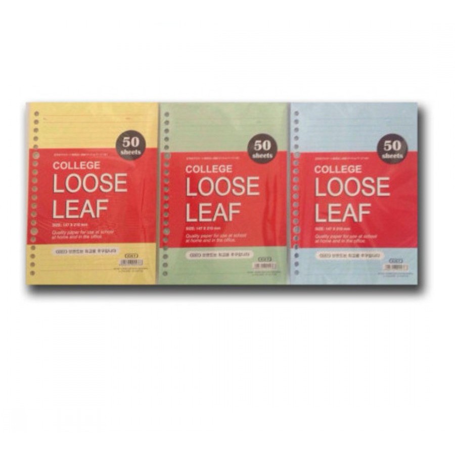 Jual KERTAS REFILL, ISI FILE, ISI BINDER, LOOSE LEAF, KIKY-LL A5-50 COLOUR KIKY | Shopee Indonesia