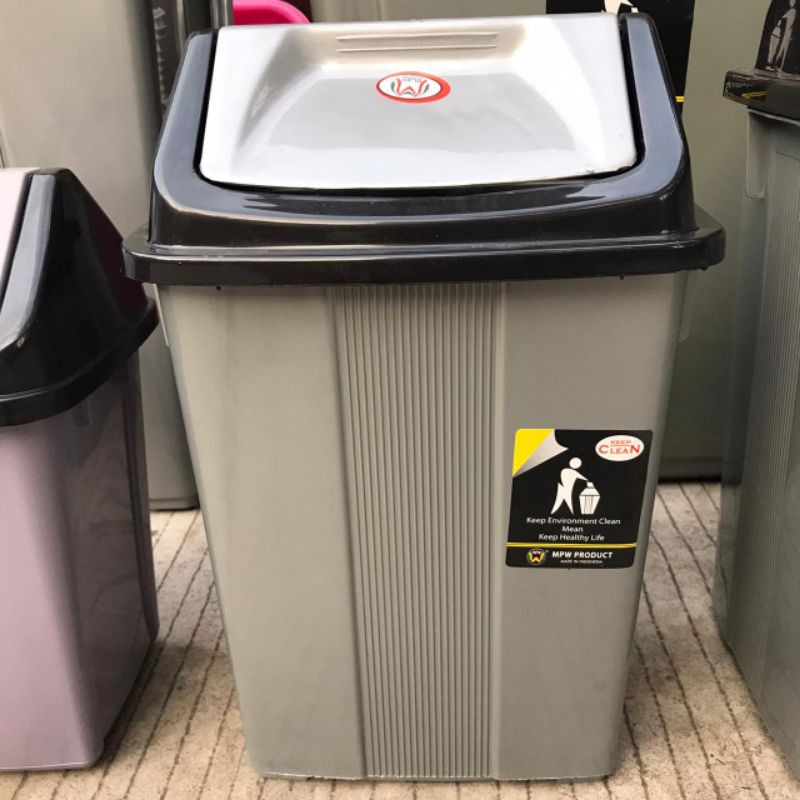 Jual TEMPAT SAMPAH MPW SILVER ABU 5L 10L 15L 20L 42L 55L 65L 70L 100L TEMPAT SAMPAH PLASTIK TONG ...