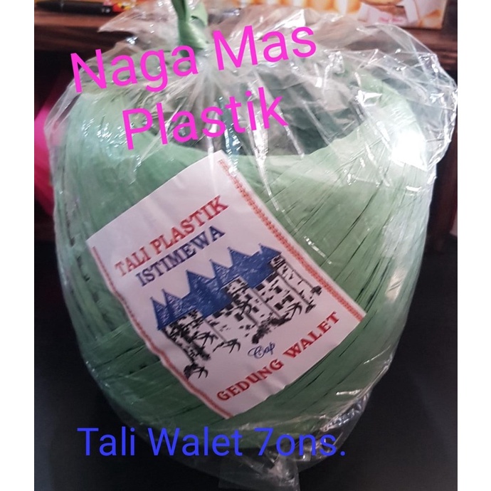 Jual Tali Rafia gulungan besar warna ijo merek walet sama itam merek ...