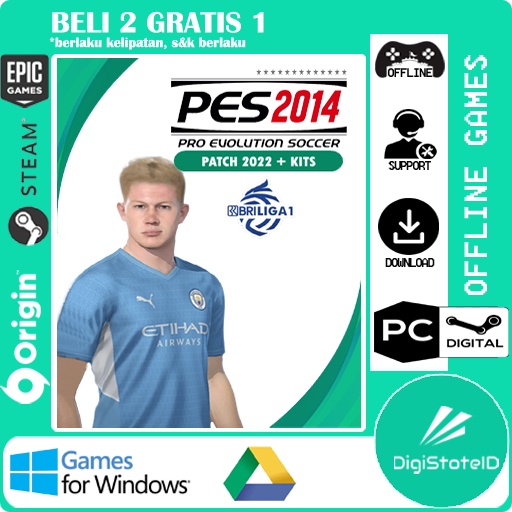 Jual PES 2014 Patch 2023 + Liga BRI - Game PC | Shopee Indonesia