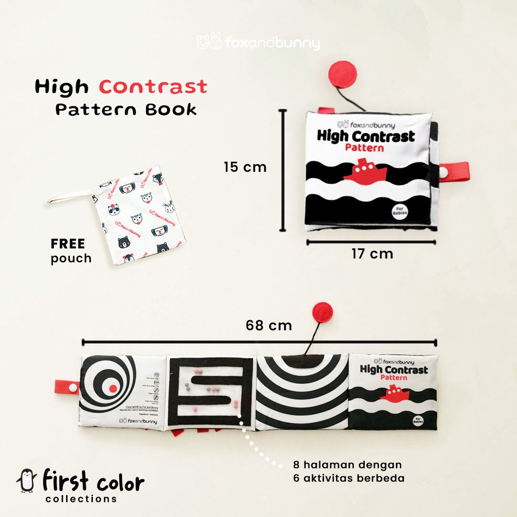 Jual Foxandbunny - Contrast Book Series ( First Colors & High Pattern ...