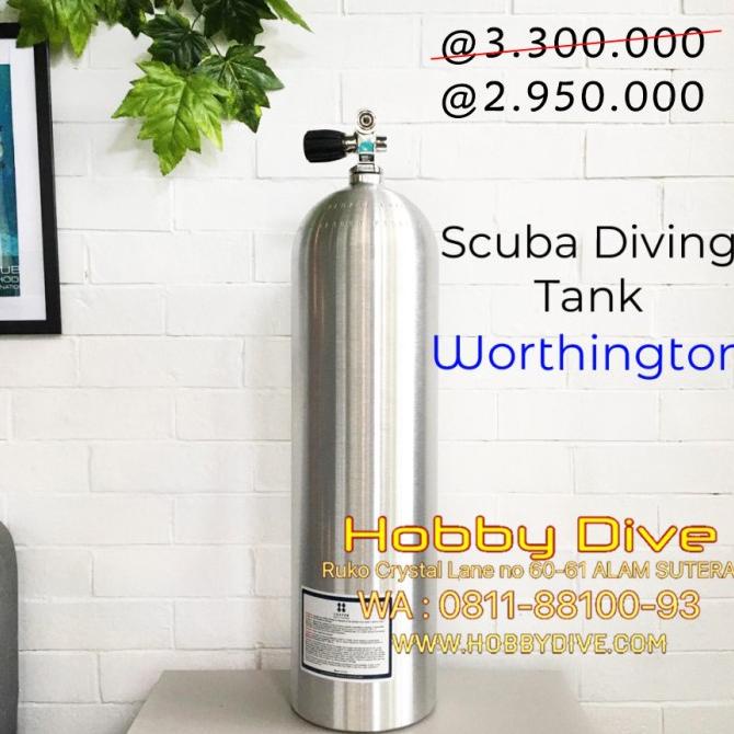 Jual Scuba Diving Tank 80 cuft Cylinder Tabung Selam with Valve ...
