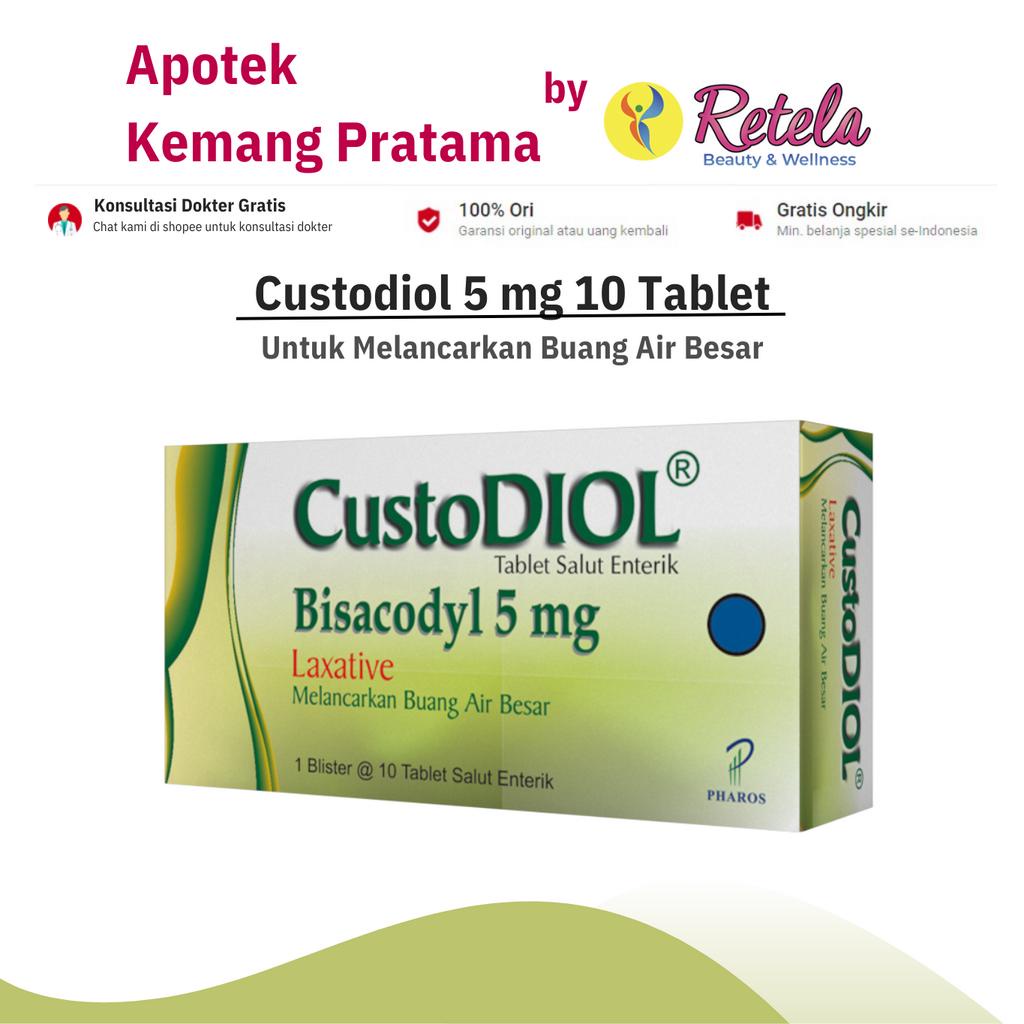 Jual CUSTODIOL 5MG EC 1 BLST 10 TABLET | Shopee Indonesia