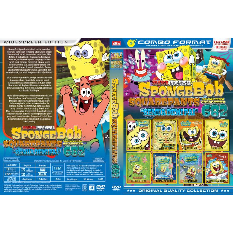 Jual Kaset Video Film Anak Terbaru Spongebob Squarepants Koleksi 682 | Shopee Indonesia