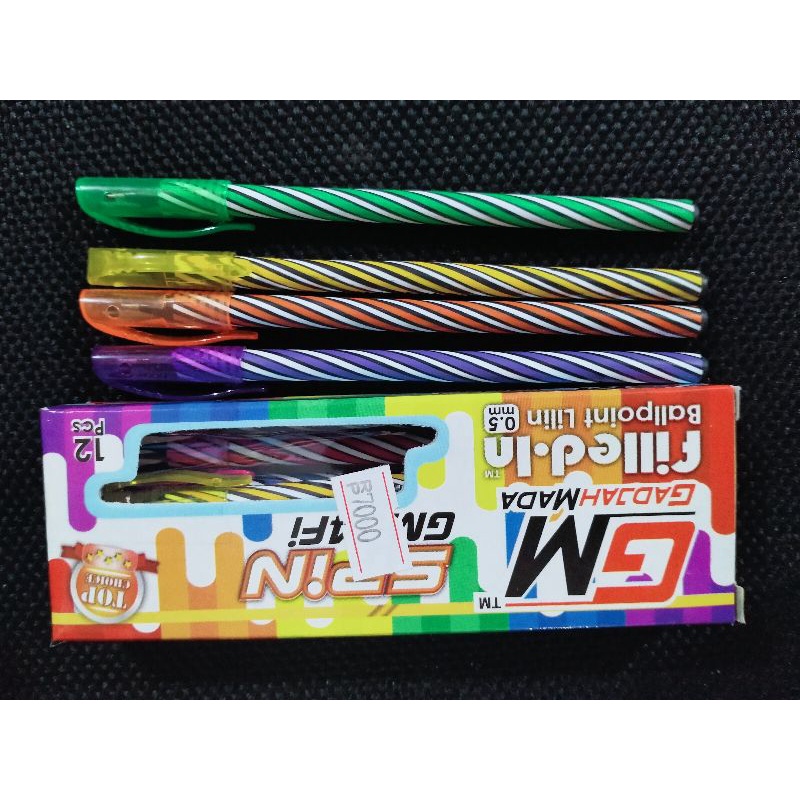Jual Bulpen GM Spin ( 1 lusin / 12 pcs ) | Shopee Indonesia