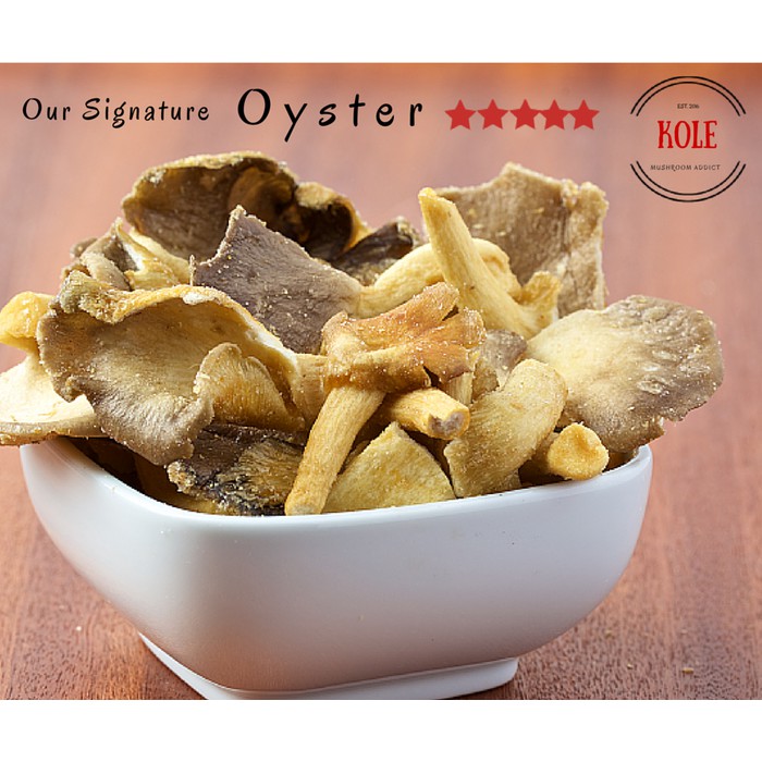 Jual Snack Jamur KOLE Keripik Jamur 100% Sehat Tanpa Goreng - Oyster ...