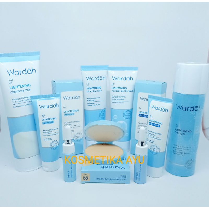 Jual Paket Kosmetik Wardah Perawatan Wajah Normal/ Skincare Kulit ...
