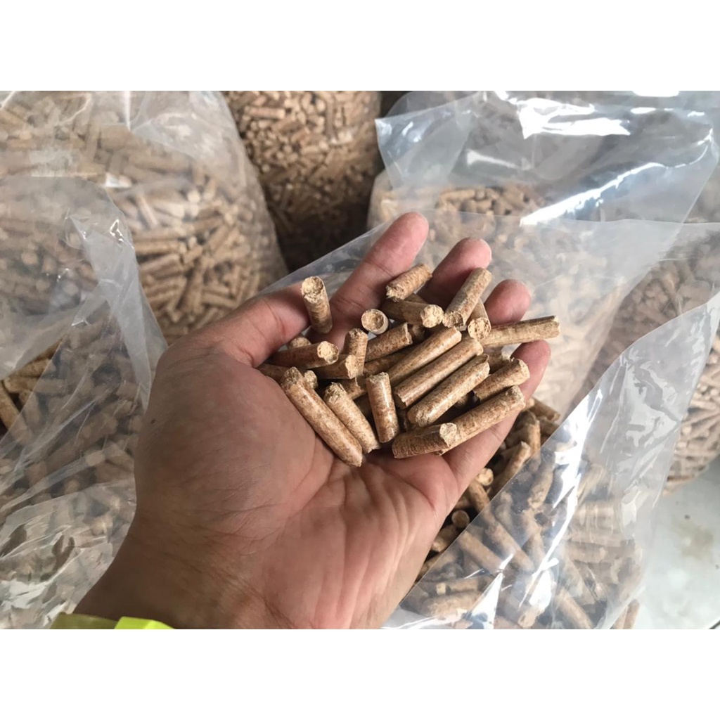 Jual Wood Pellet 1 kg / Pelet Kayu / Alas Kandang Hewan | Shopee Indonesia