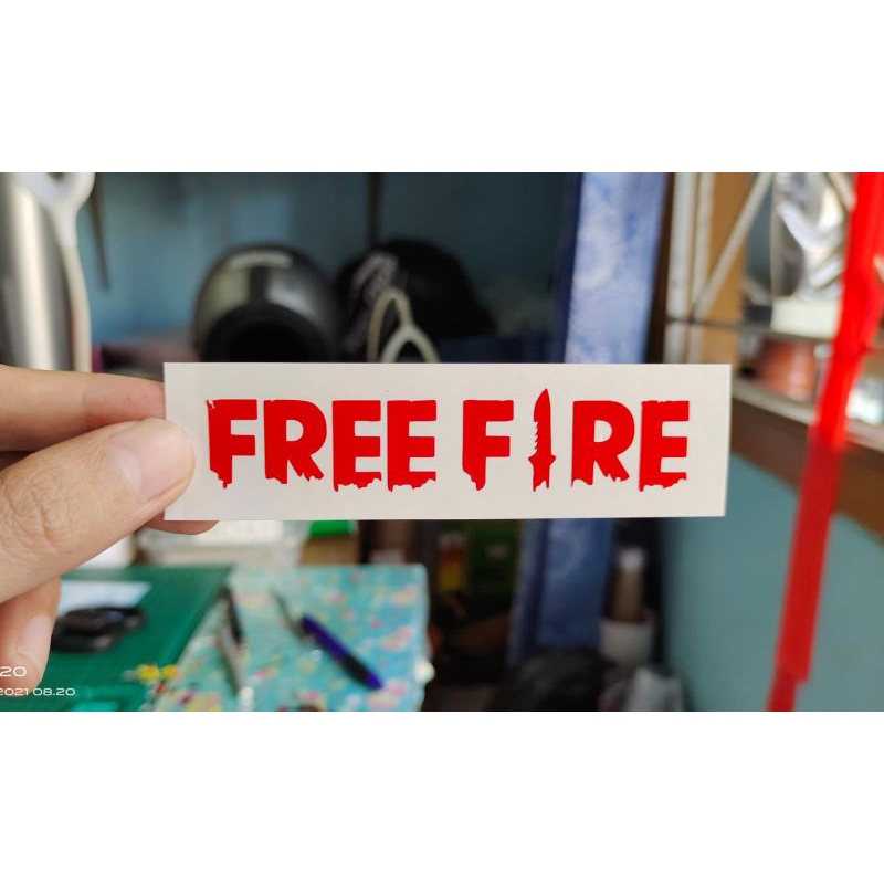 Jual STIKER FREE FIRE | STICKER CUTTING BAHAN ORACAL CUSTOM LOGO DLL ...
