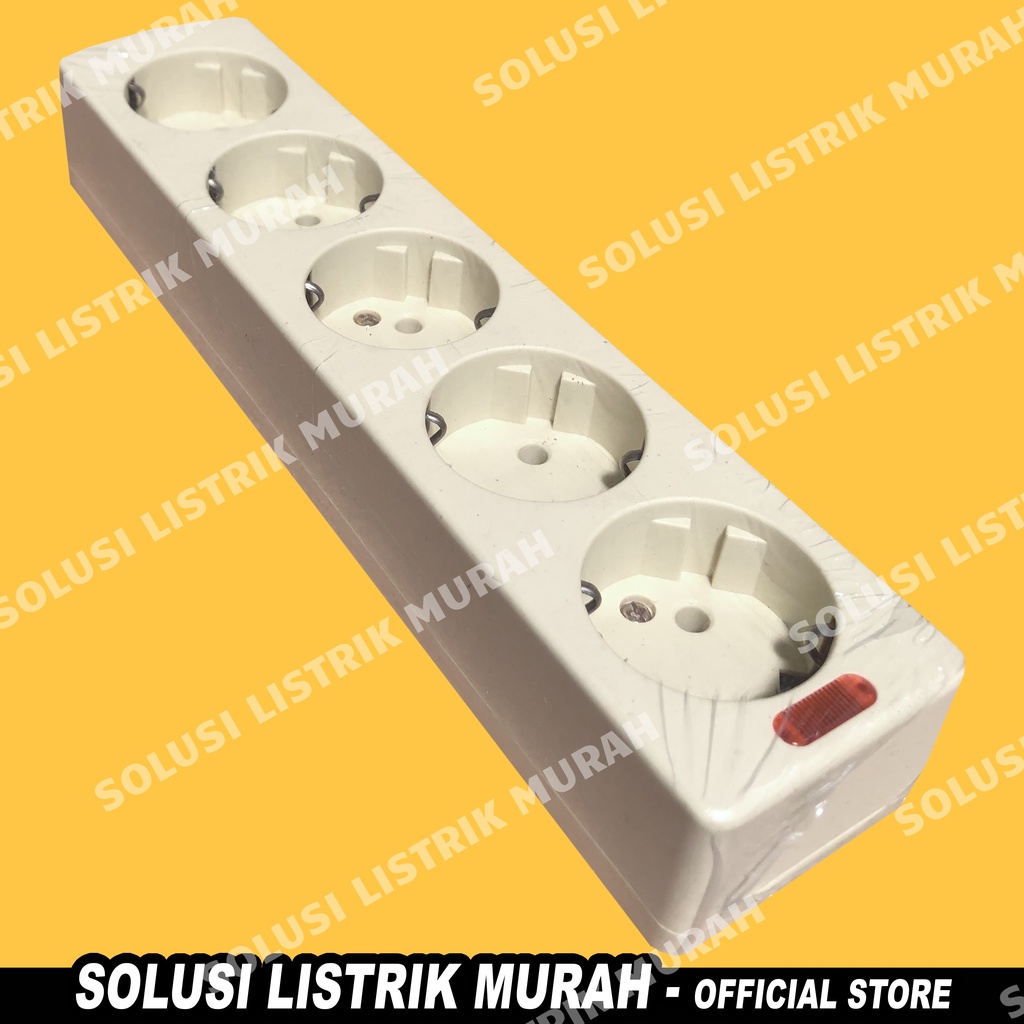 Jual Stop Kontak Arde Tanpa Kabel Lubang 5, 4, 3, 2 Stopkontak Terminal Listrik Colokan Listrik ...