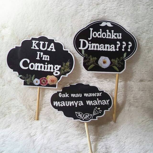 Jual Props photobooth, properti wedding bisa request tulisan | Shopee ...