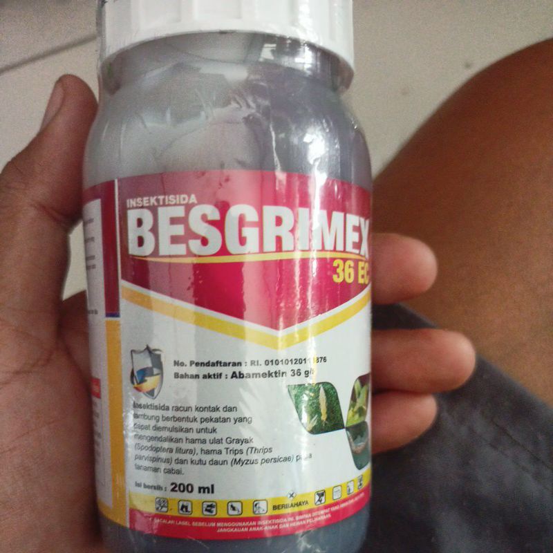 Jual insektisida abamektin 36g/l besgrimex 36 ec isi 200ml | Shopee Indonesia