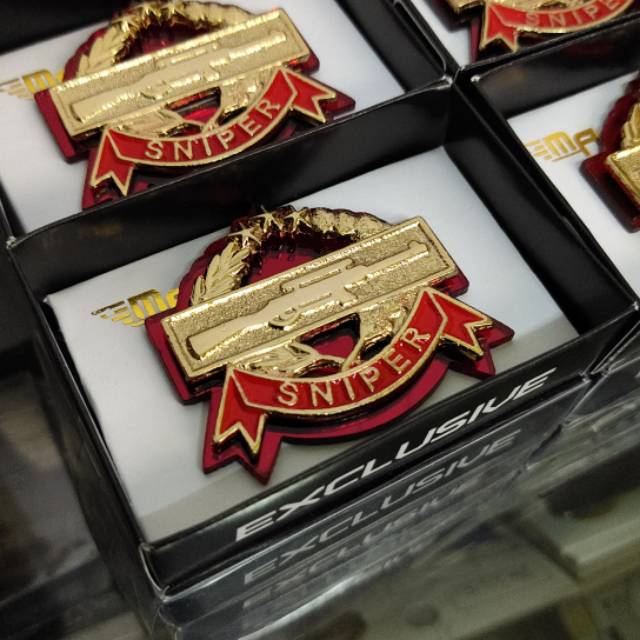 Jual WING SNIPER POLISI PDH BRIVET BREVET PIN SNIPER POLISI | Shopee ...