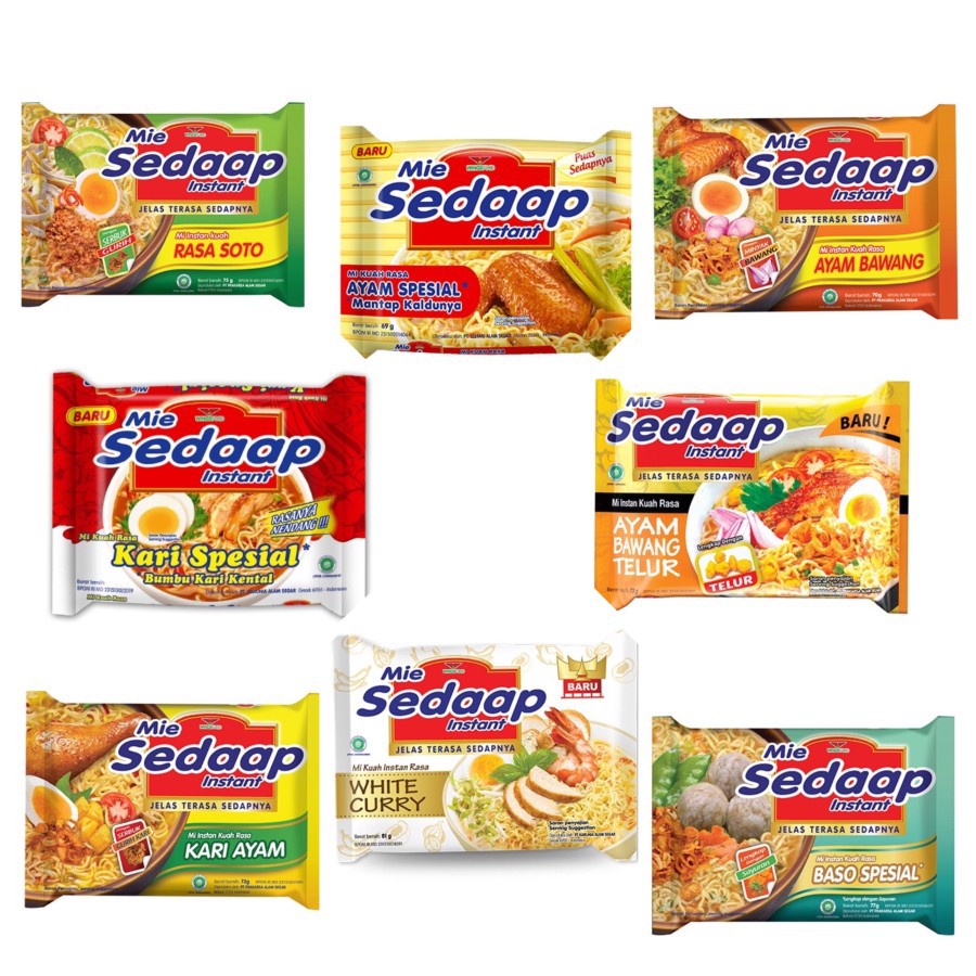 Jual Mie Sedaap Goreng Dan Kuah All Variant | Shopee Indonesia