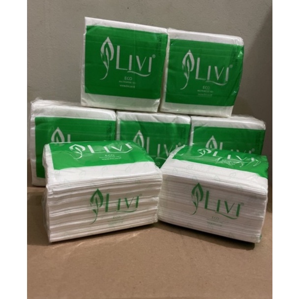 Jual Tissue Livi Eco Multipurpose 150 Sheet/Tissue Meja Makan Livi ...
