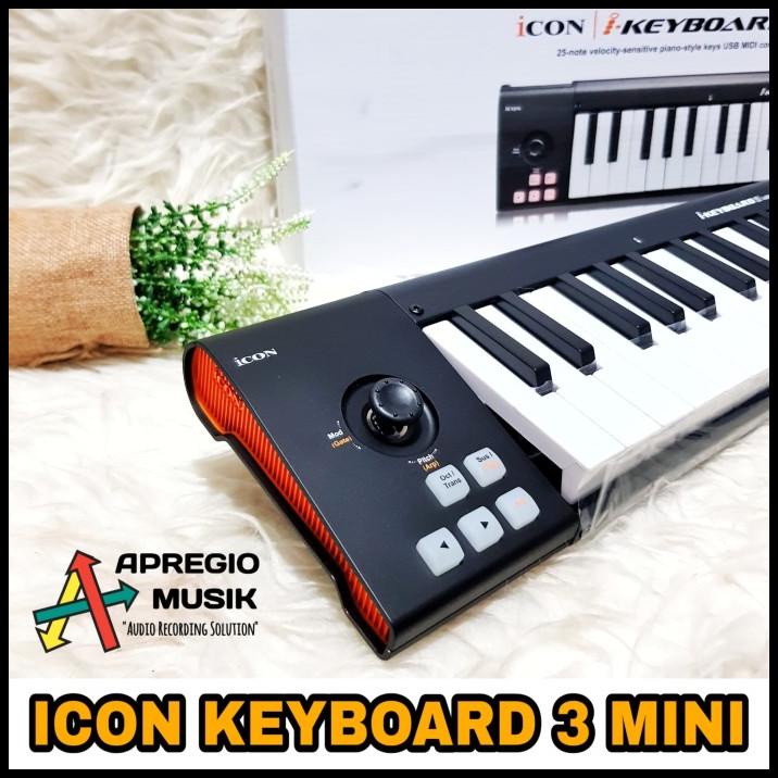 Jual Icon Ikeyboard 3 Mini 3Mini 25 Key Usb Midi Controller | Shopee ...