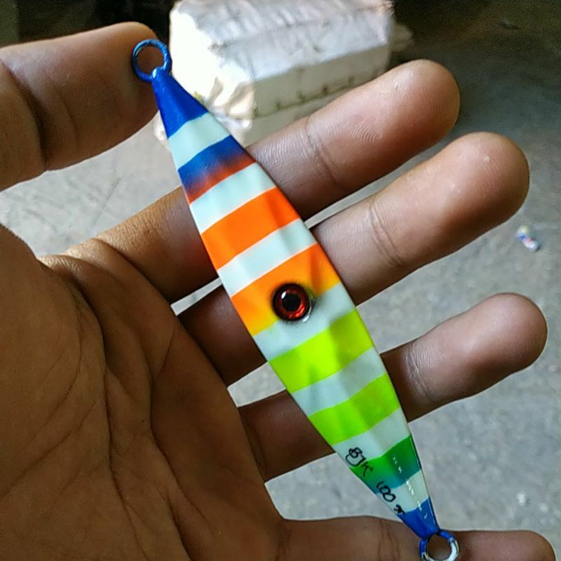 Jual Metal Jig 250g Vip Short Full gid zebra rainbow umpan pancing ...