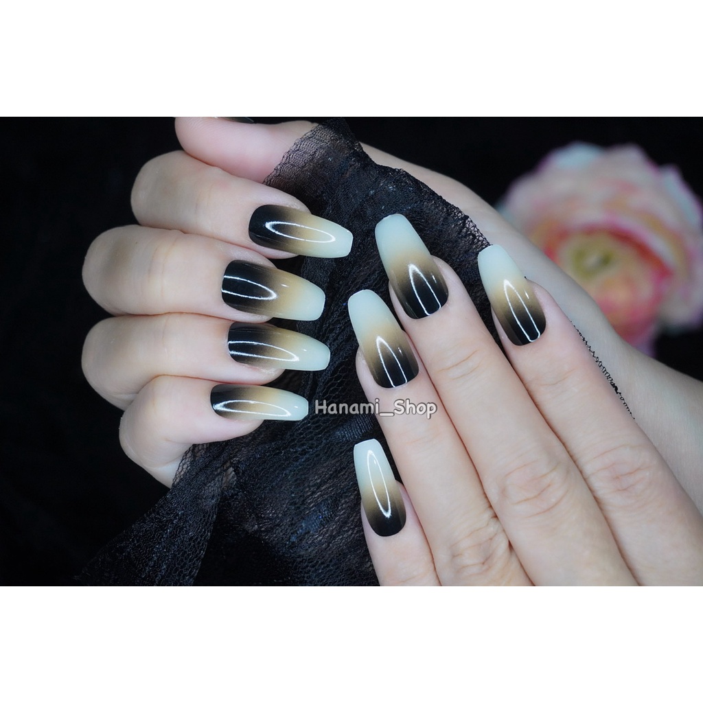 Jual kuku palsu french ombre gradasi fake nail gradation KPS | Shopee ...