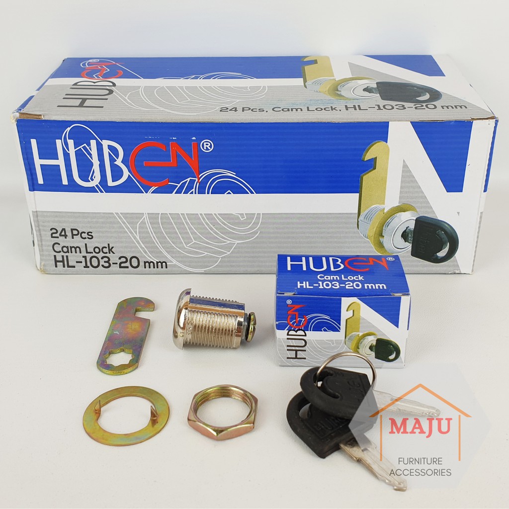 Jual Huben HL-103 20 mm Cam Lock Grosir (Kunci Laci / Kunci Loker / Kunci Lemari / Box Panel ...