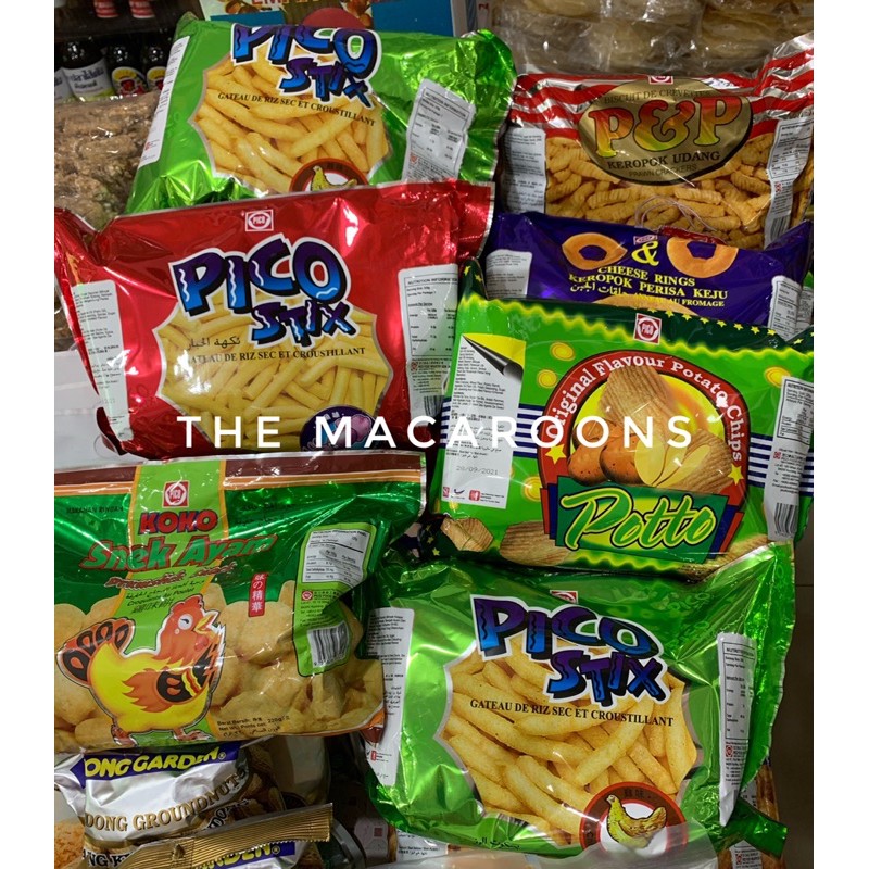 Jual Snack Jadul Impor Malaysia / Pico Stix - P&P / Cheese Ring - Chiki ...