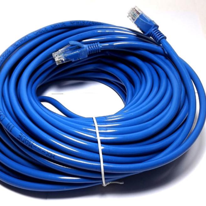 Jual PROMO BESAR Kabel LAN/UTP 20 Meter Cat5E Siap Pakai Kabel LAN ...