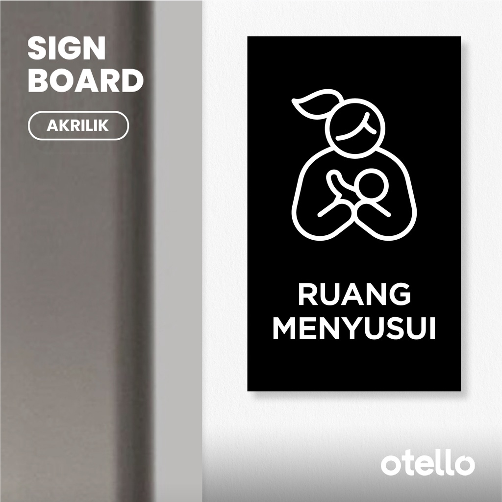 Jual Signage Papan Ruang Menyusui Sign Board Akrilik Print Signage ...