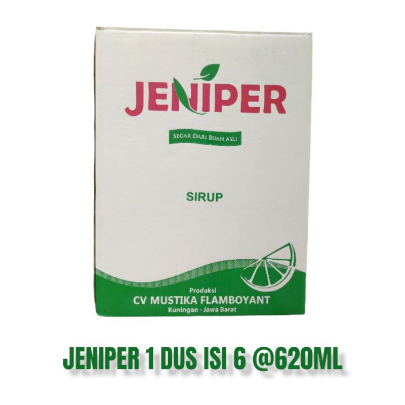 Jual sirup jeniper 1dus isi 6 @620ml khas kuningan | Shopee Indonesia