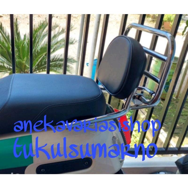 Jual Back Rack + jok sandaran Yamaha Fazzio , Grand filano dan Honda ...