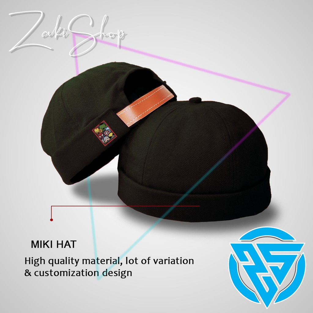 Jual Topi Peci MIKI HAT Dewasa LOGO MAHSUS OFFICIAL | Shopee Indonesia