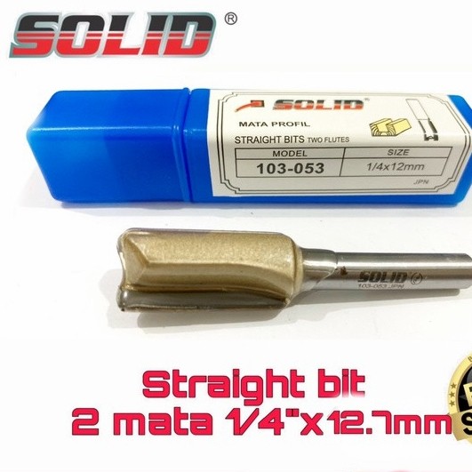 Jual Mata router mata profil 103-053 straight bit 14x12.7mm SOLID ...
