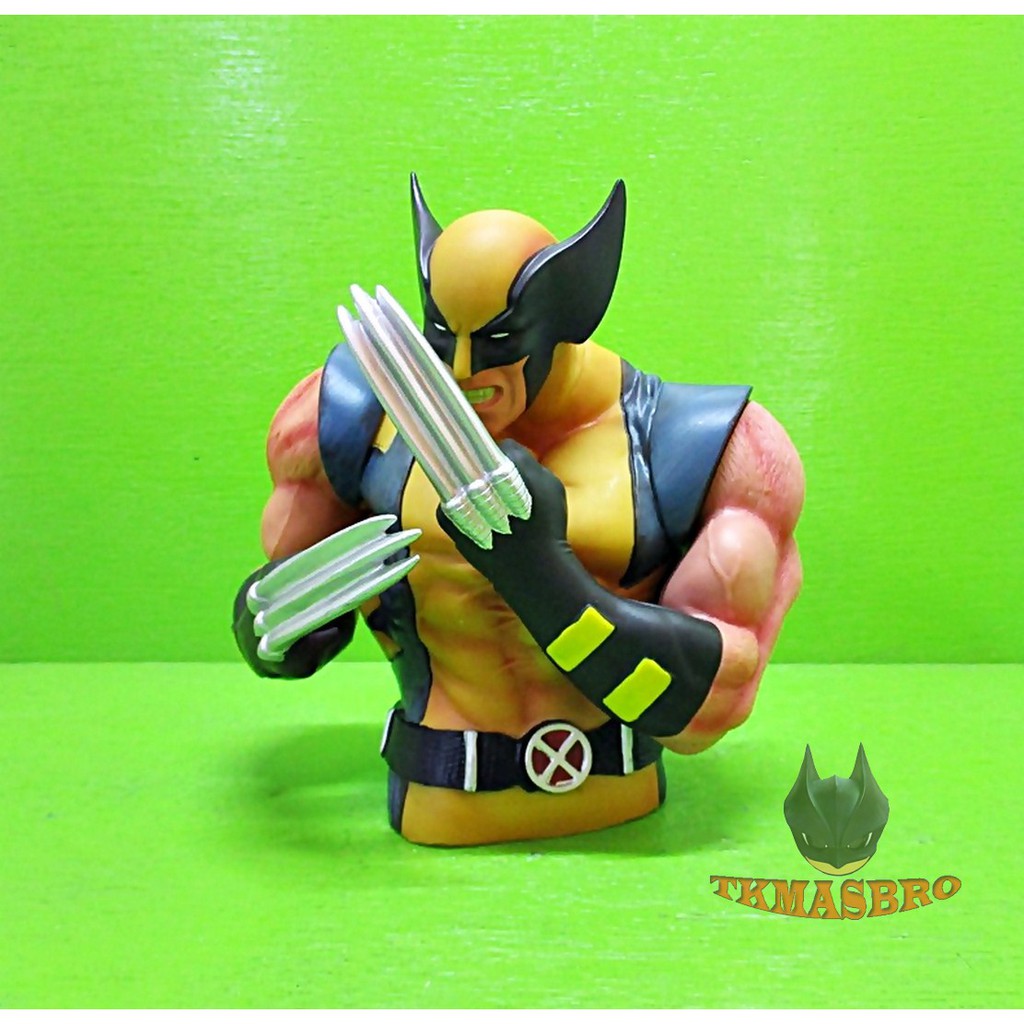 Jual Celengan WOLVERINE Coin Bank Bust WOLVERINE 18 cm | Shopee Indonesia