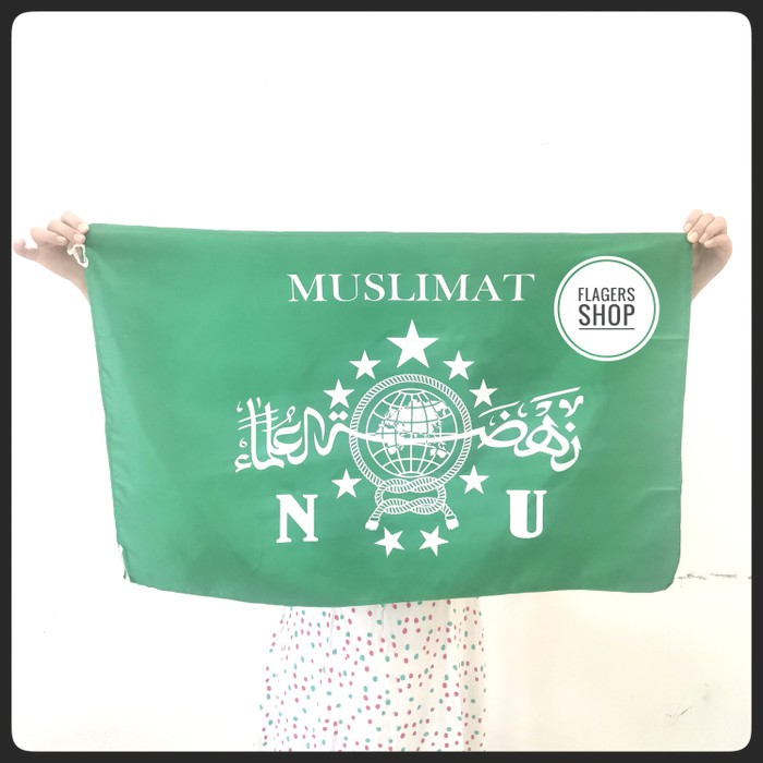 Jual [10 PCS] Bendera Muslimat NU 60x90 cm | Shopee Indonesia