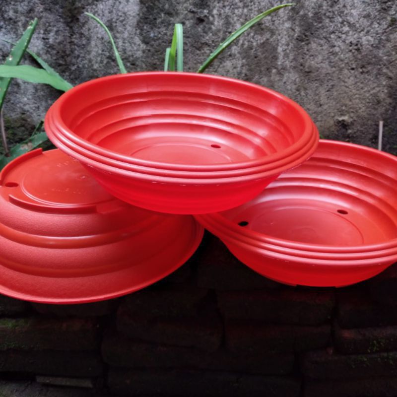 Jual POT BONSAI CEPER UKURAN 30CM / POT BONSAI BULAT UKURAN 30CM ...