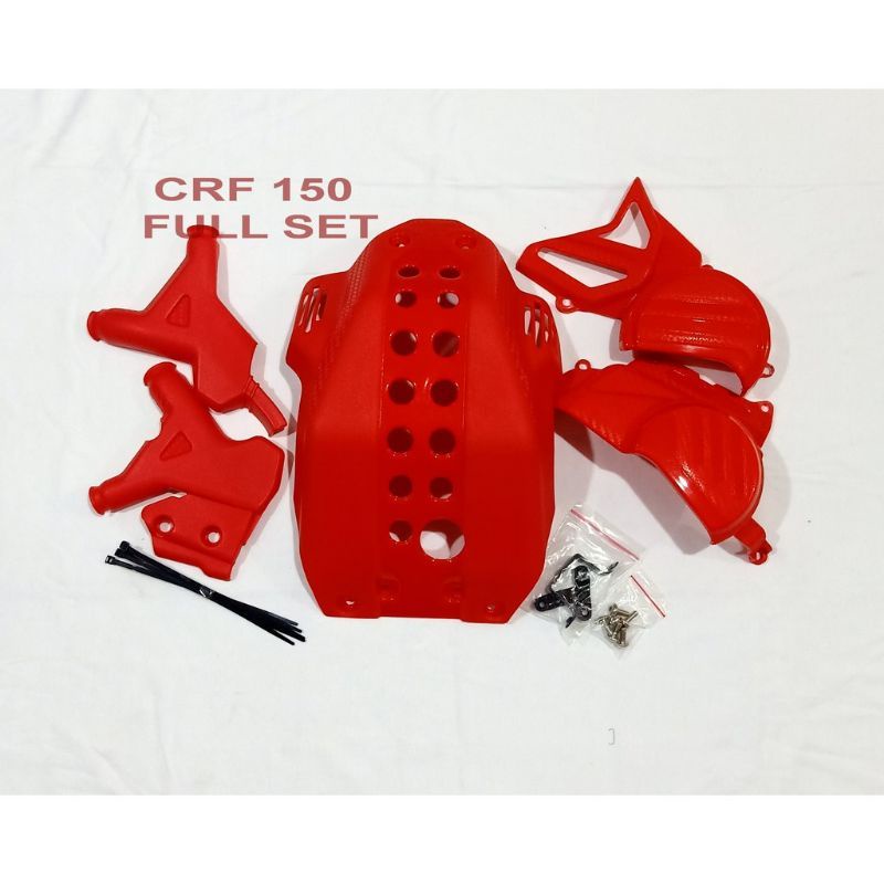 Jual tutup mesin crf 150l full set / engine guard crf 150l ful / engine ...