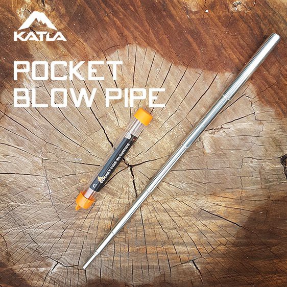 Jual KATLA Pocket Fire Blowing Tube Pipe Tongkat Pipa Teleskopik Peniup ...