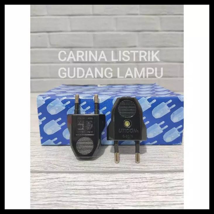 Jual DISKON UTICON S-20N Steker Gepeng Colokan Kabel Listrik Cowo ...
