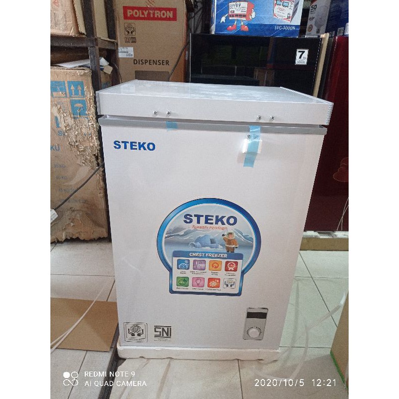 Jual Chest Freezer Steko BF-110 Promo!! | Shopee Indonesia
