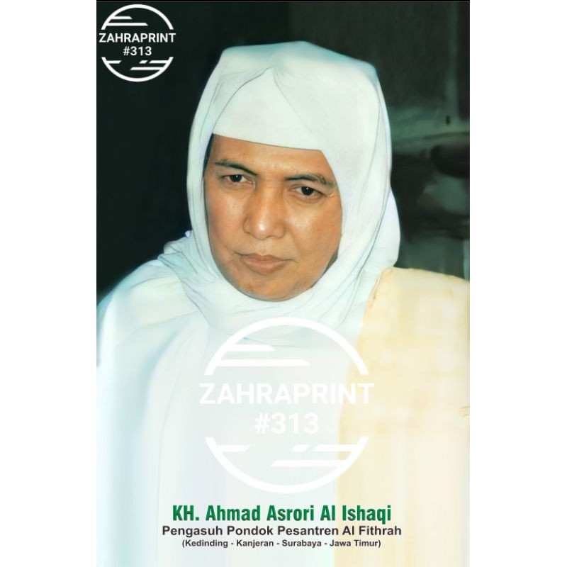 Jual Poster Photo Foto KH Ahmad Asrori Al Ishaqi Surabaya # Laminating ...