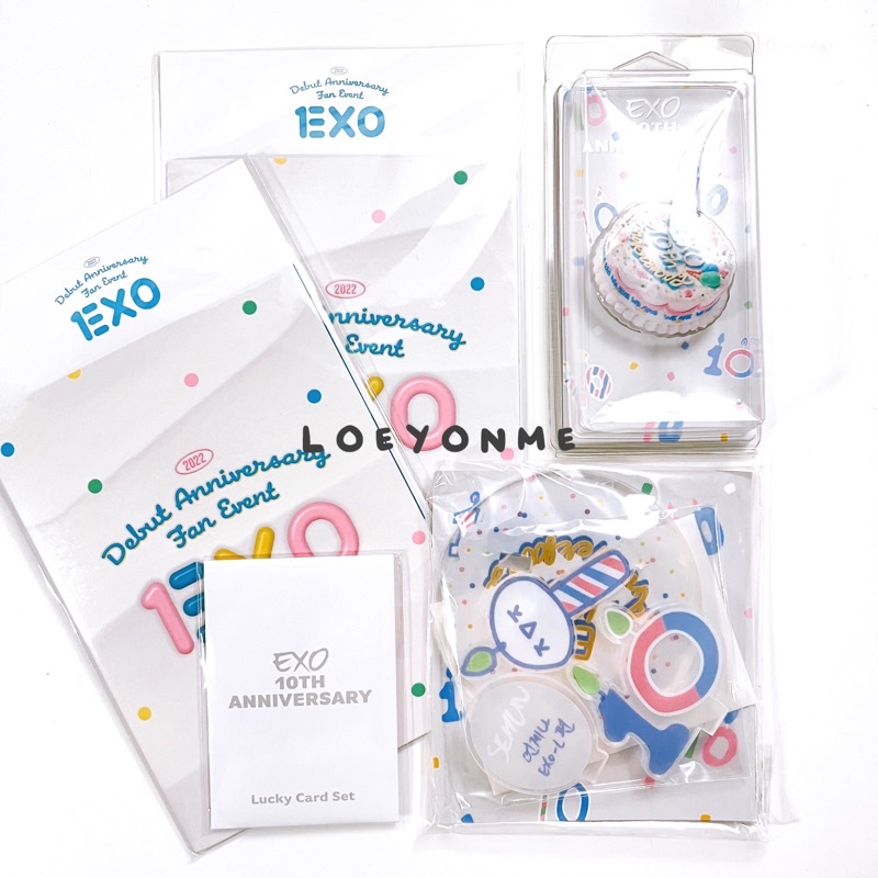Jual EXO 10th Anniversary Official Goods (Special AR TIcket + Photocard ...