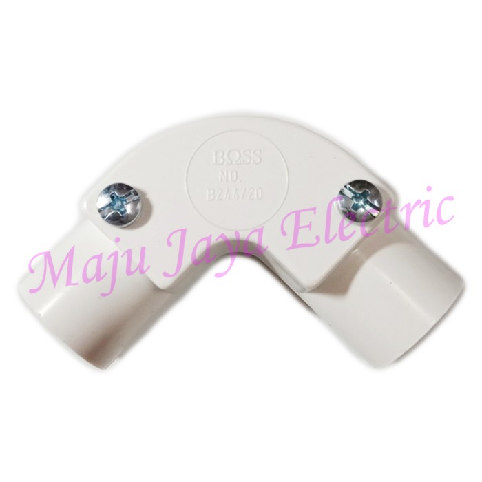 Jual Elbow Boss Knee L Pipa Listrik 20 mm 20mm Hitam / Putih | Shopee ...