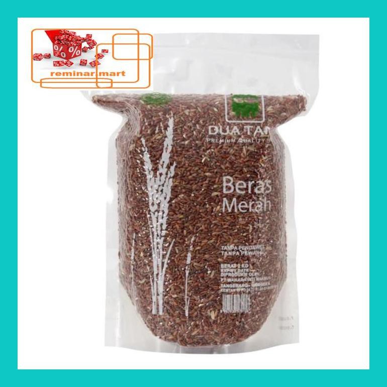 Jual S0Bers Dua Tani - Beras Merah 2Kg - Long Grain - Beras Panjang ...