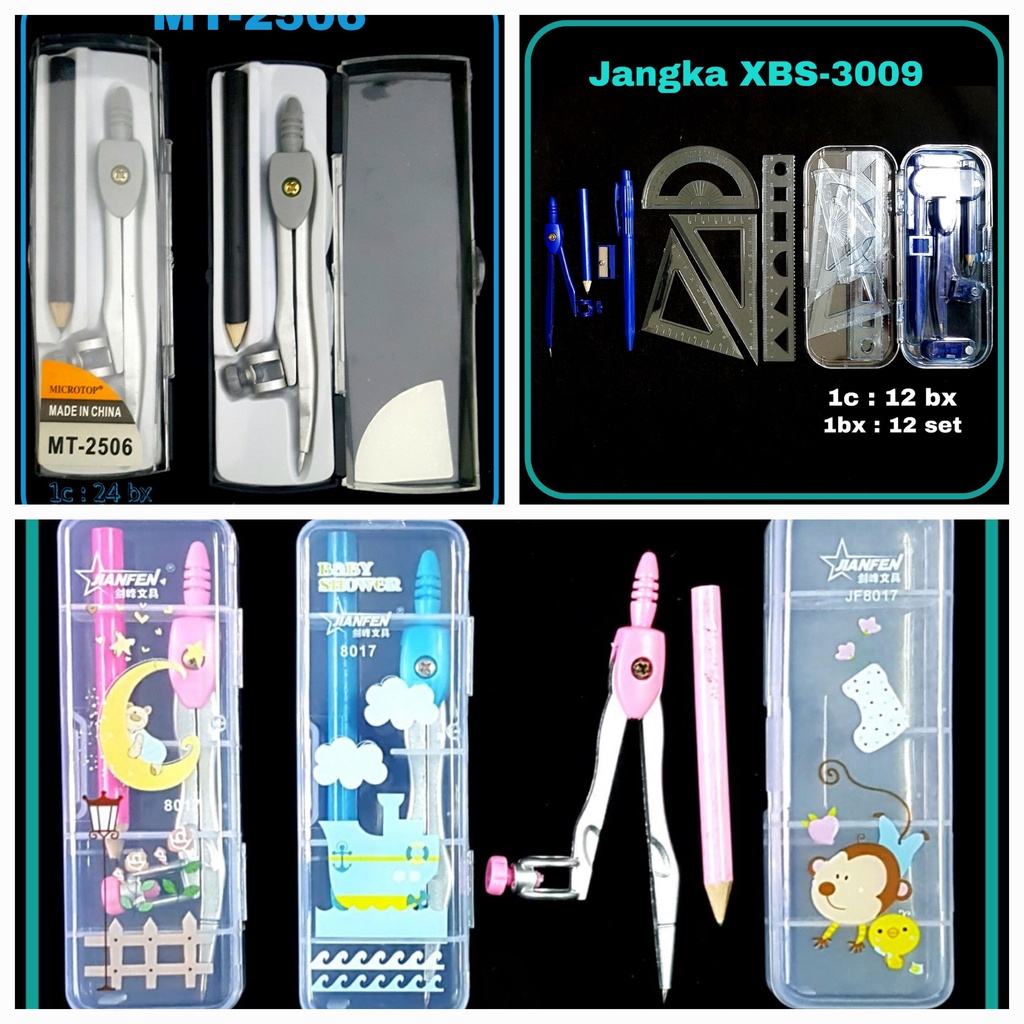 Jual Jangka JF-8017 / Jangka XBS-3009 Set 8 / Jangka MICROTOP MT-2506 ...