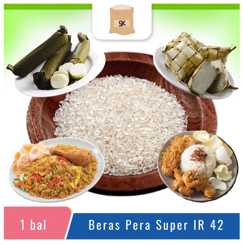 Jual 5 kg Beras Pera Super IR 42 | Shopee Indonesia